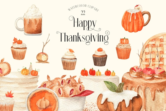 Thanksgiving Cupcake Clipart