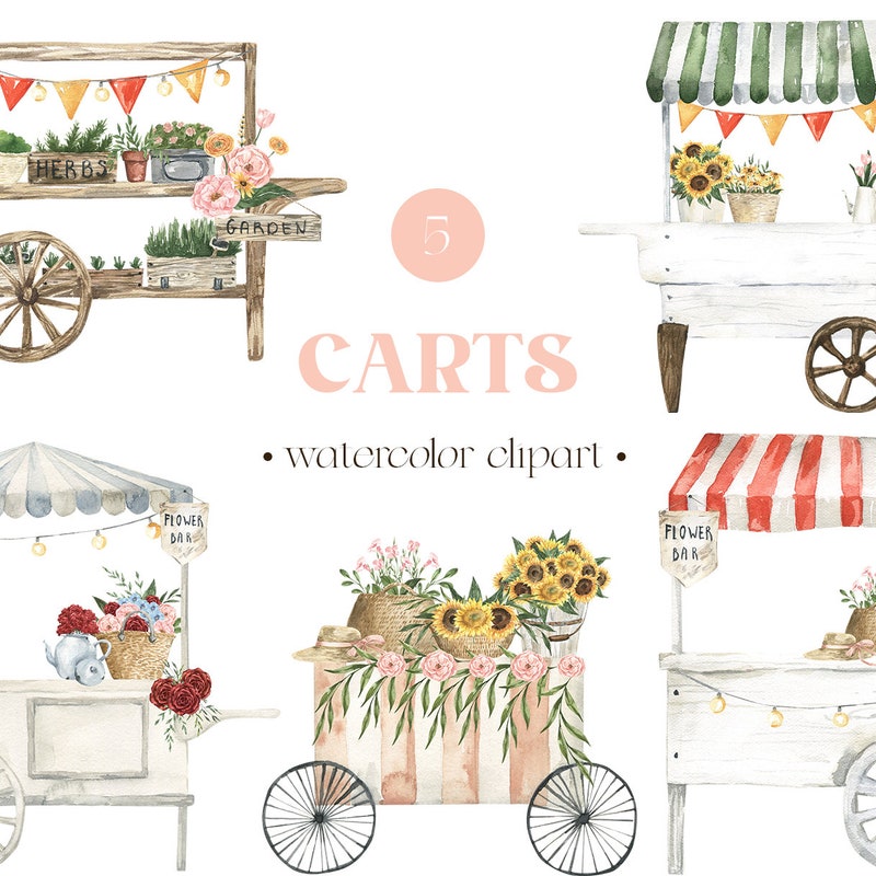 Flower Cart - Etsy