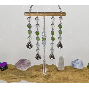 Wind Chime for Garden, Personalised Gemstone Hanging, Window Decoration ...