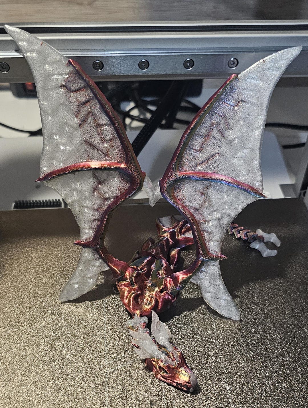 3D Articulated Wyvern - Etsy