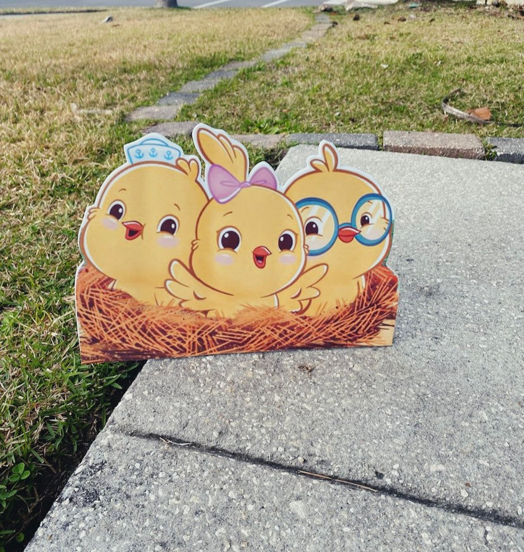 Chicken Standee Farm Character Prop Kids Party Decoration Ideas Cutouts ...