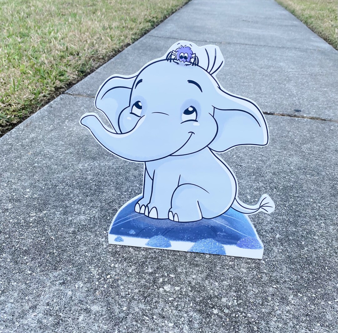 Elephant Character Prop Kids Birthday Party Decoration Ideas Cutouts - Etsy