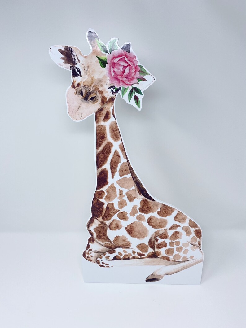Cute Safari Animals Standee Props Party Decorations - Etsy