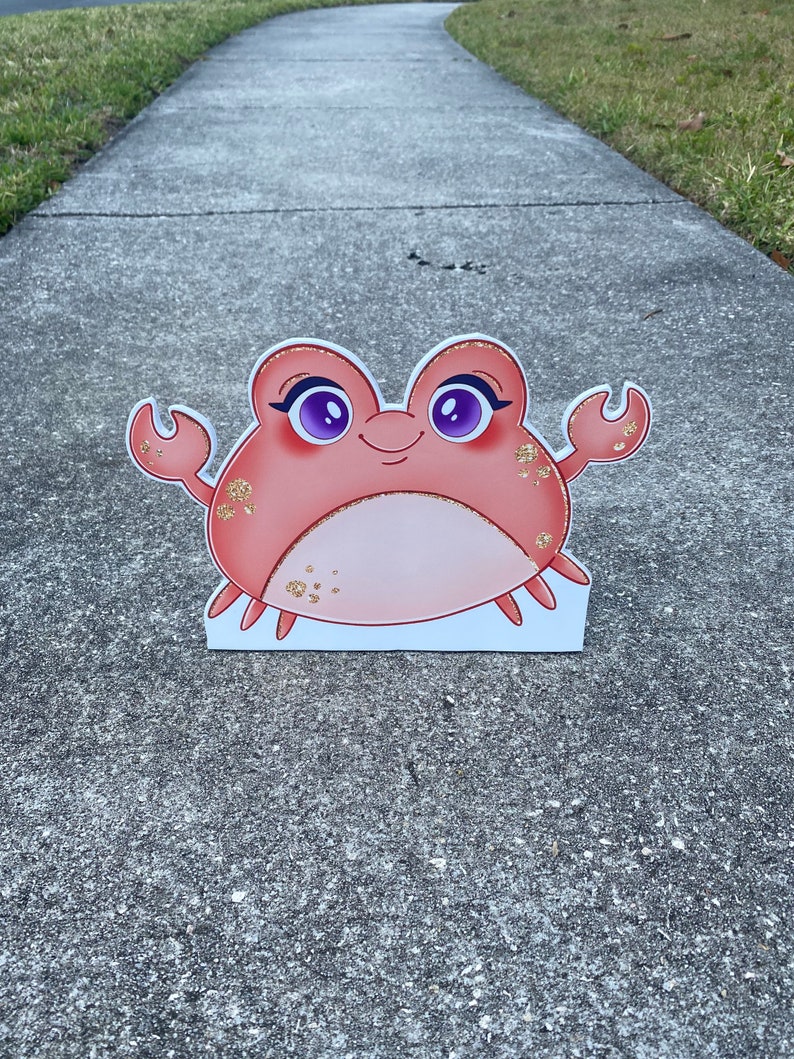 Crab Under the Sea Character Prop Kids Birthday Party Decoration Ideas ...