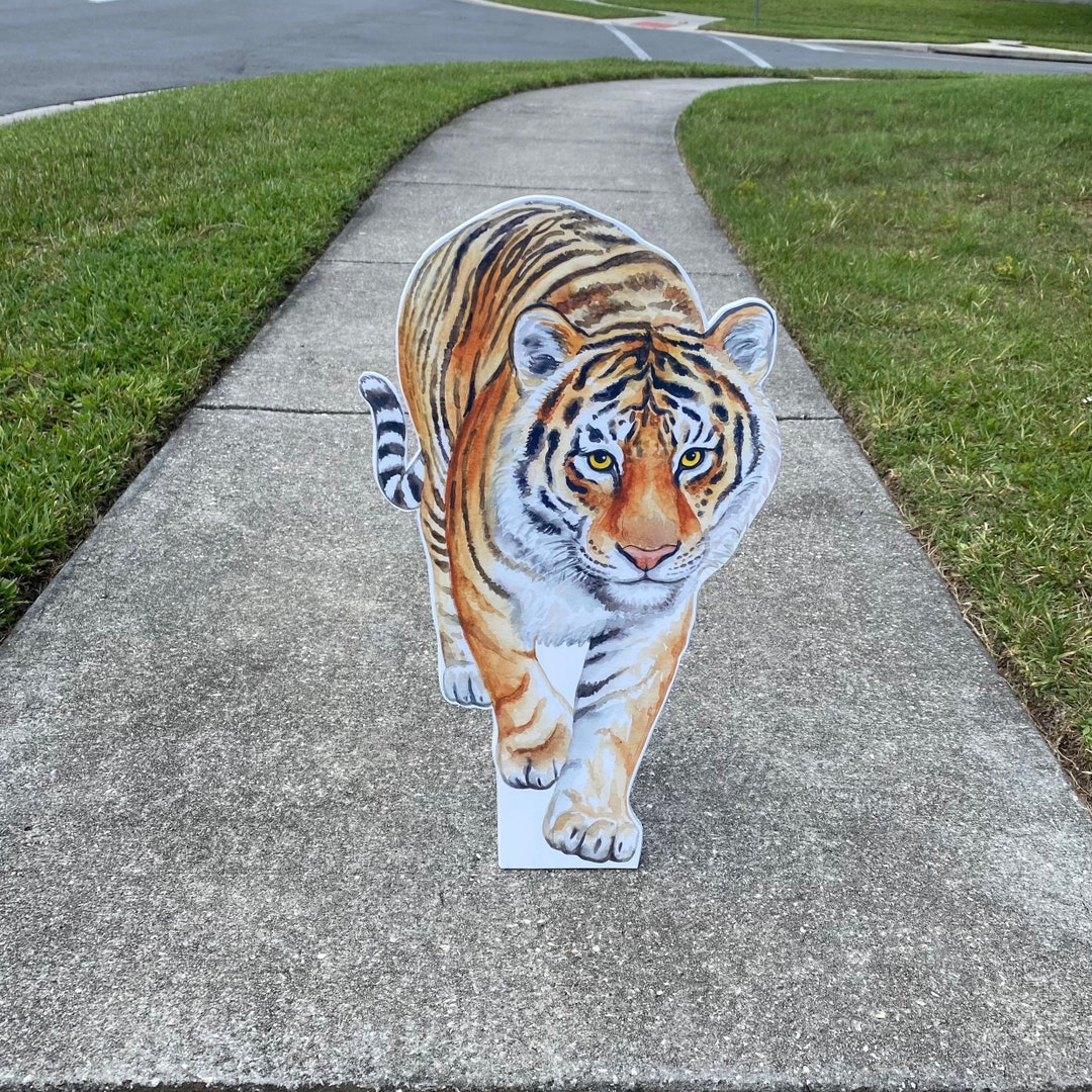 Tiger Standee Safari Character Prop Kids Party Decoration Ideas Cutouts ...