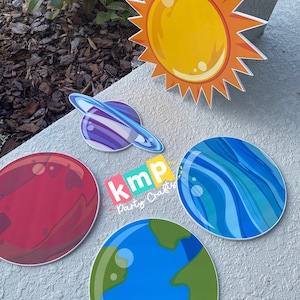 Planet Props / Space Props / Planet Cut Outs Character Prop Kids Party ...