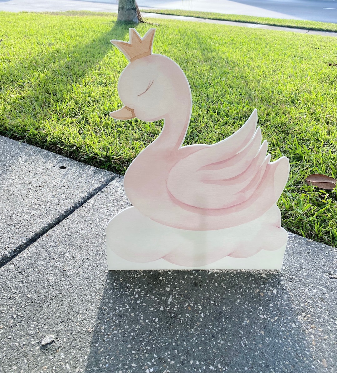 Swan Character Prop Kids Birthday Party Decoration Ideas Cutouts - Etsy