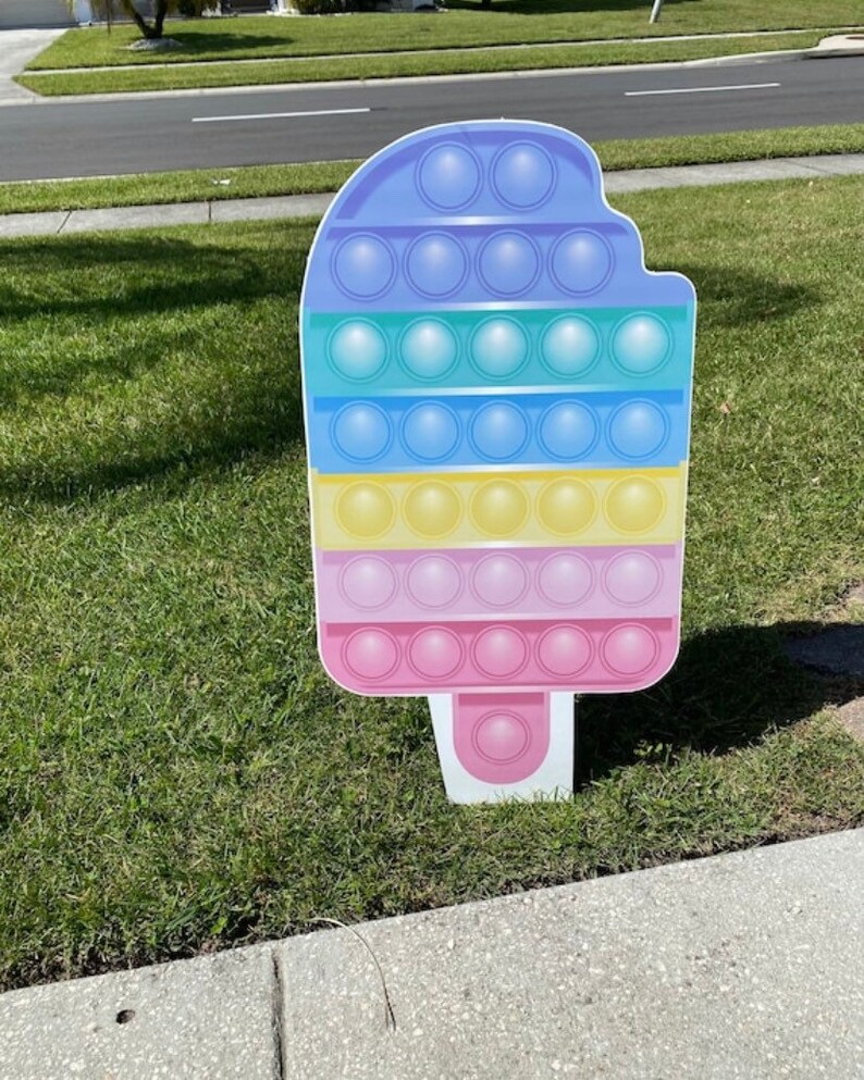 Pop It Character Prop Kids Birthday Party Decoration Ideas Cutouts - Etsy