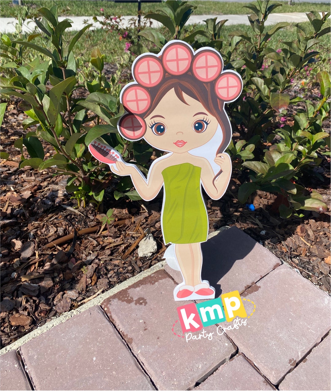 Spa Party Character Prop Kids Birthday Party Decoration Ideas Cutouts ...