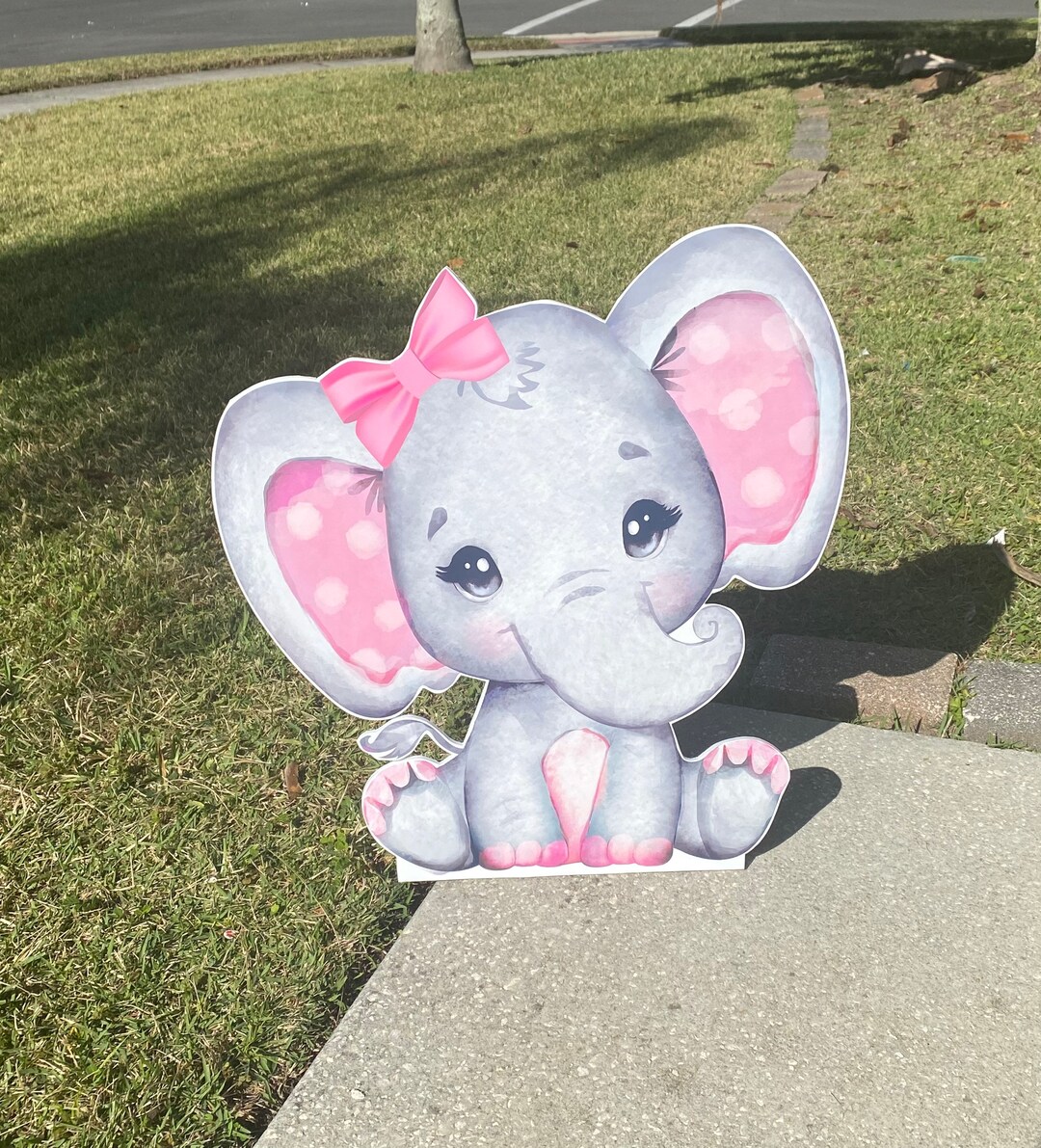 Pink Elephant Character Prop Kids Birthday Party Decoration Ideas ...