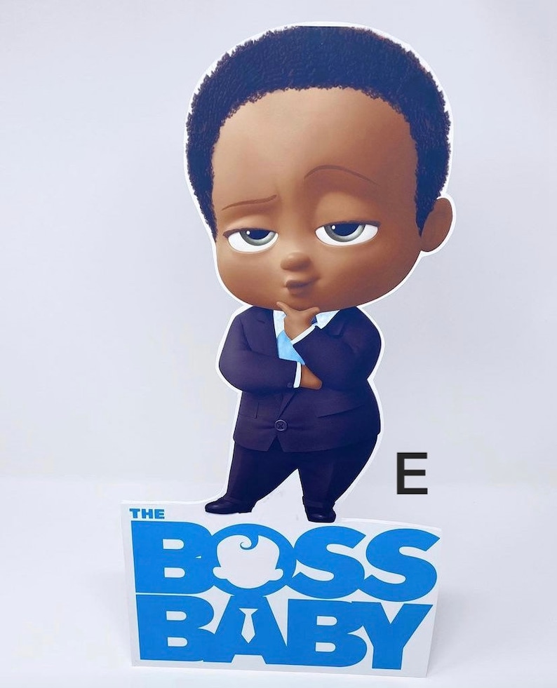 Baby Boy Afro Standee Prop / Boss Baby Boy Prop - Etsy UK