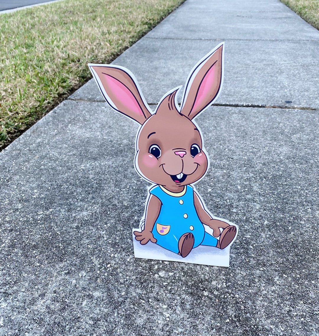 Rabbit Character Prop Kids Birthday Party Decoration Ideas Cutouts - Etsy