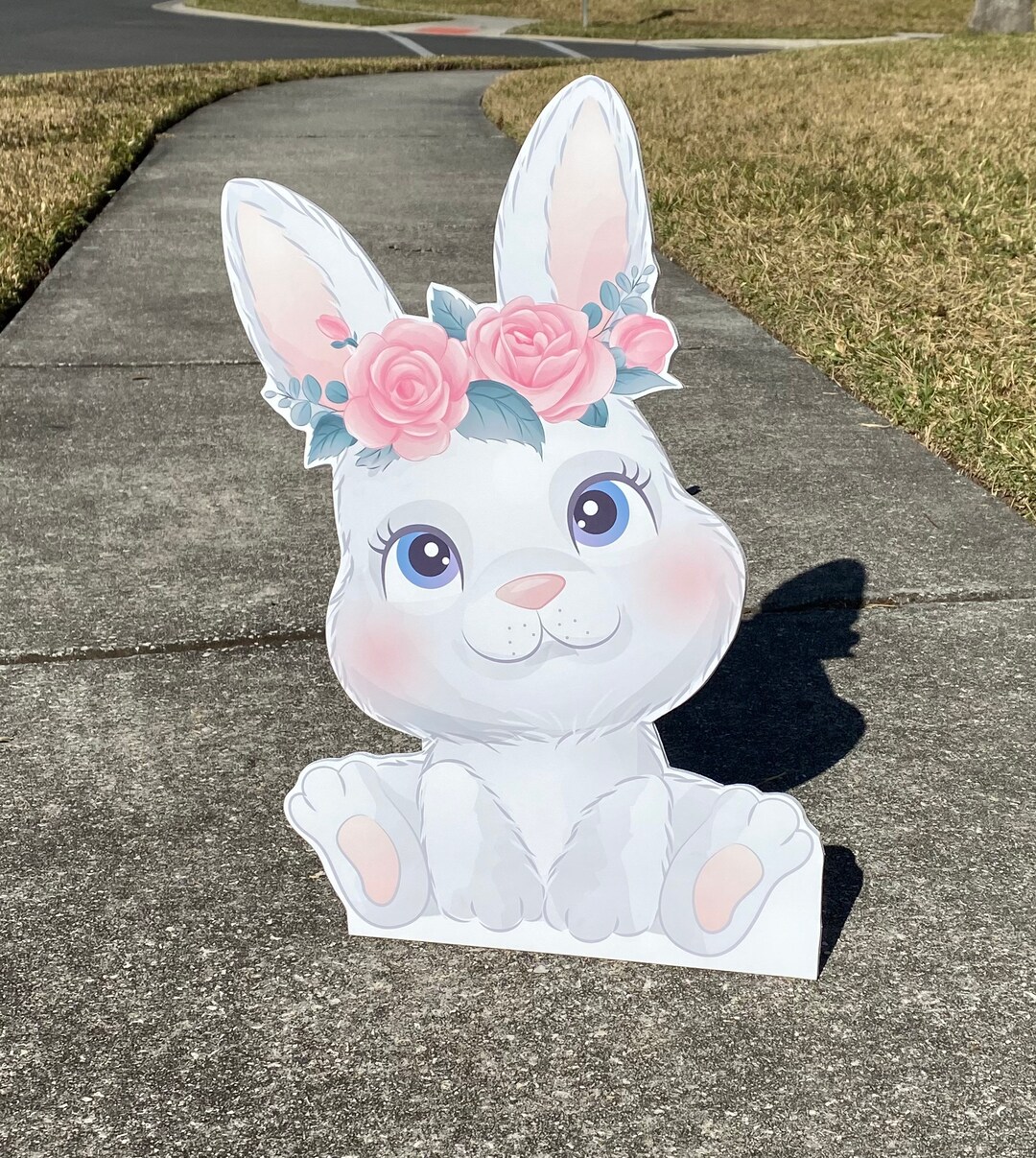 Bunny Standee Character Prop Kids Party Decoration Ideas Cutouts - Etsy