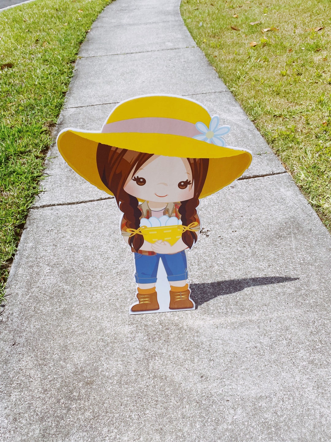 Farm Girl Standee Prop Party Decorations - Etsy
