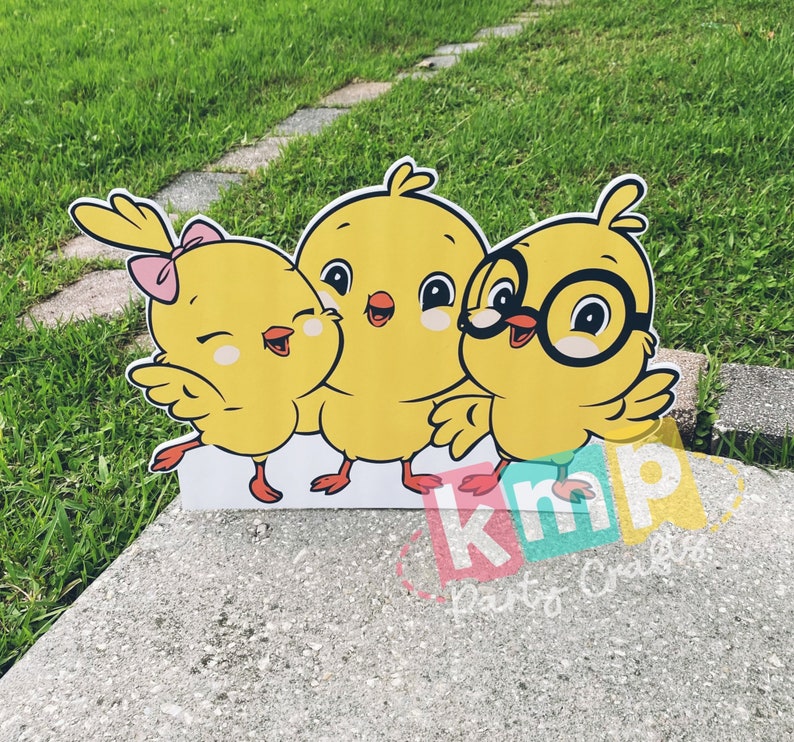 Chicken Character Prop Kids Birthday Party Decoration Ideas Cutouts - Etsy