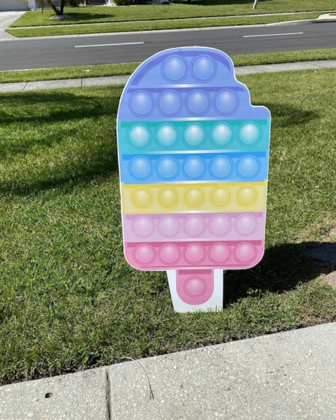 Popsicle Pop It Character Prop Kids Birthday Party Decoration Ideas ...