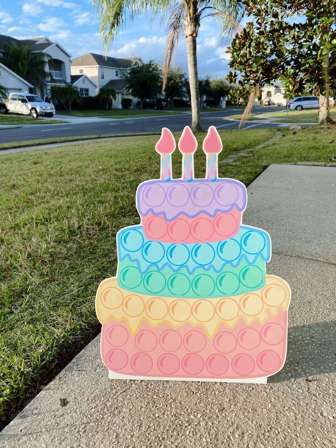 Cake Pop It Character Prop Kids Birthday Party Decoration Ideas Cutouts ...