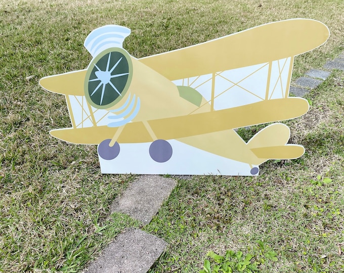 Airplane Character Prop Kids Birthday Party Decoration Ideas Cutouts - Etsy