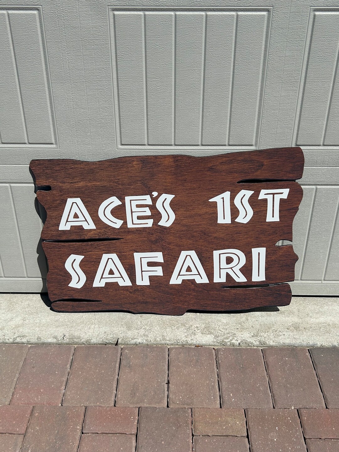 Safari Personalized Backdrop Sign Character Prop Kids Birthday Party ...