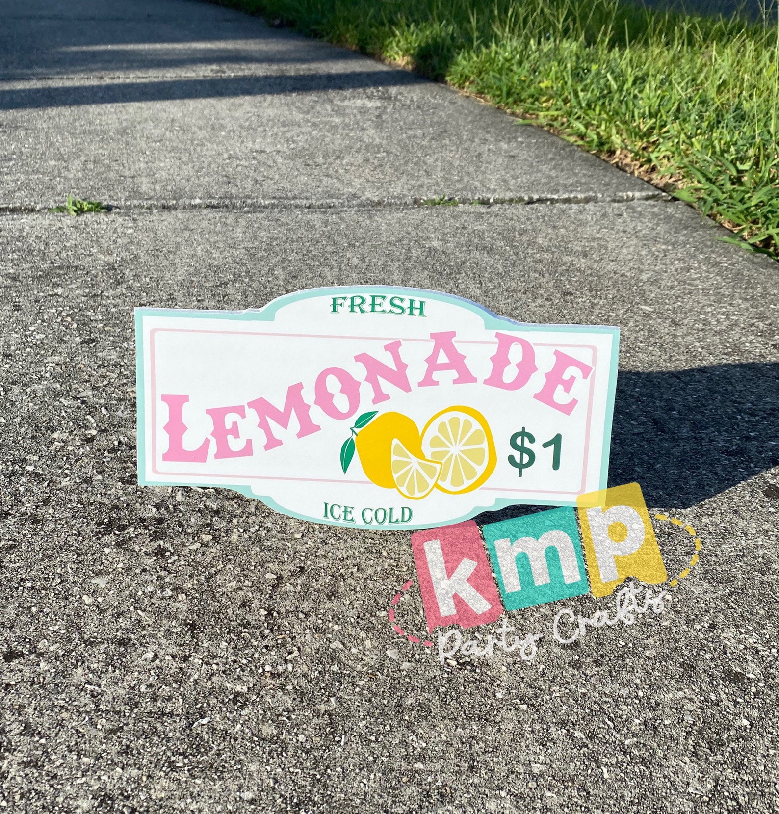 Lemonade Stand Sign Backdrop Sign Character Prop Kids Birthday Party ...