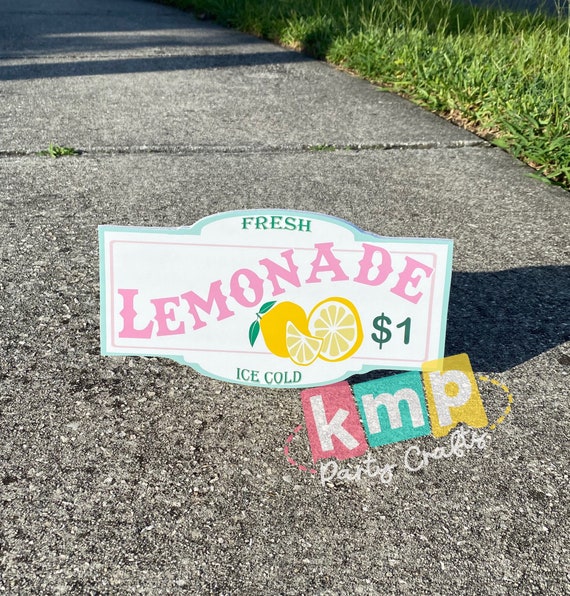 Lemonade Stand Sign Backdrop Sign - Etsy