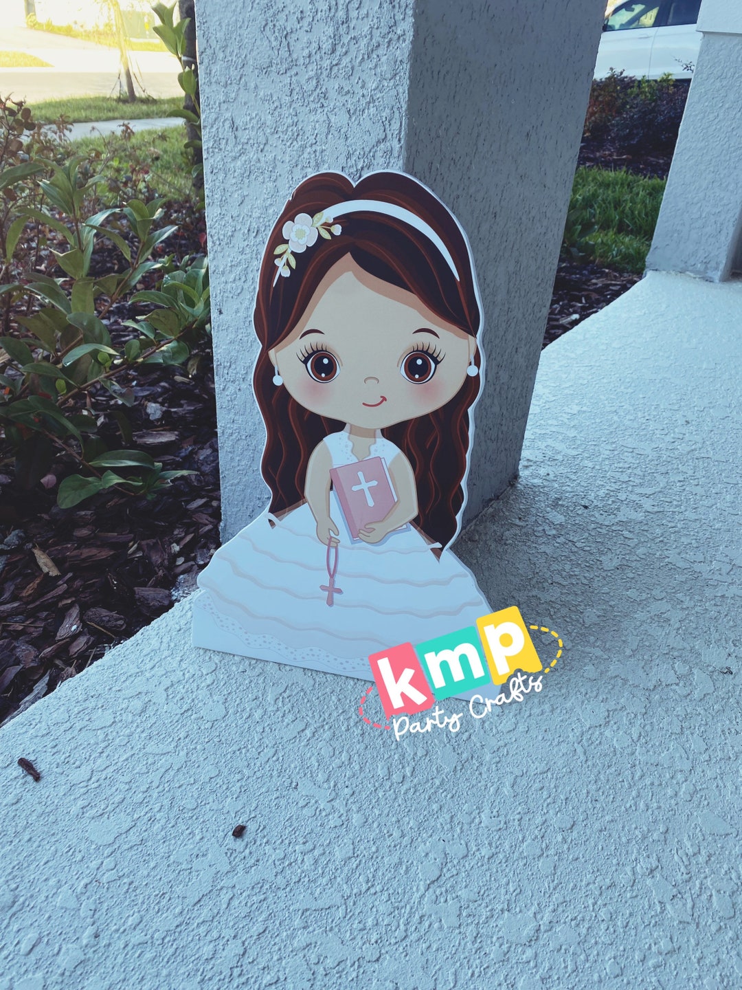 Baptism Girl Character Prop Kids Birthday Party Decoration Ideas ...