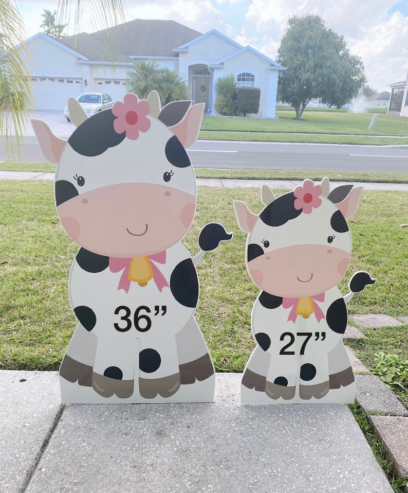 Cow Standee Prop Party Decorations / Cow Farm Cutout - Etsy UK