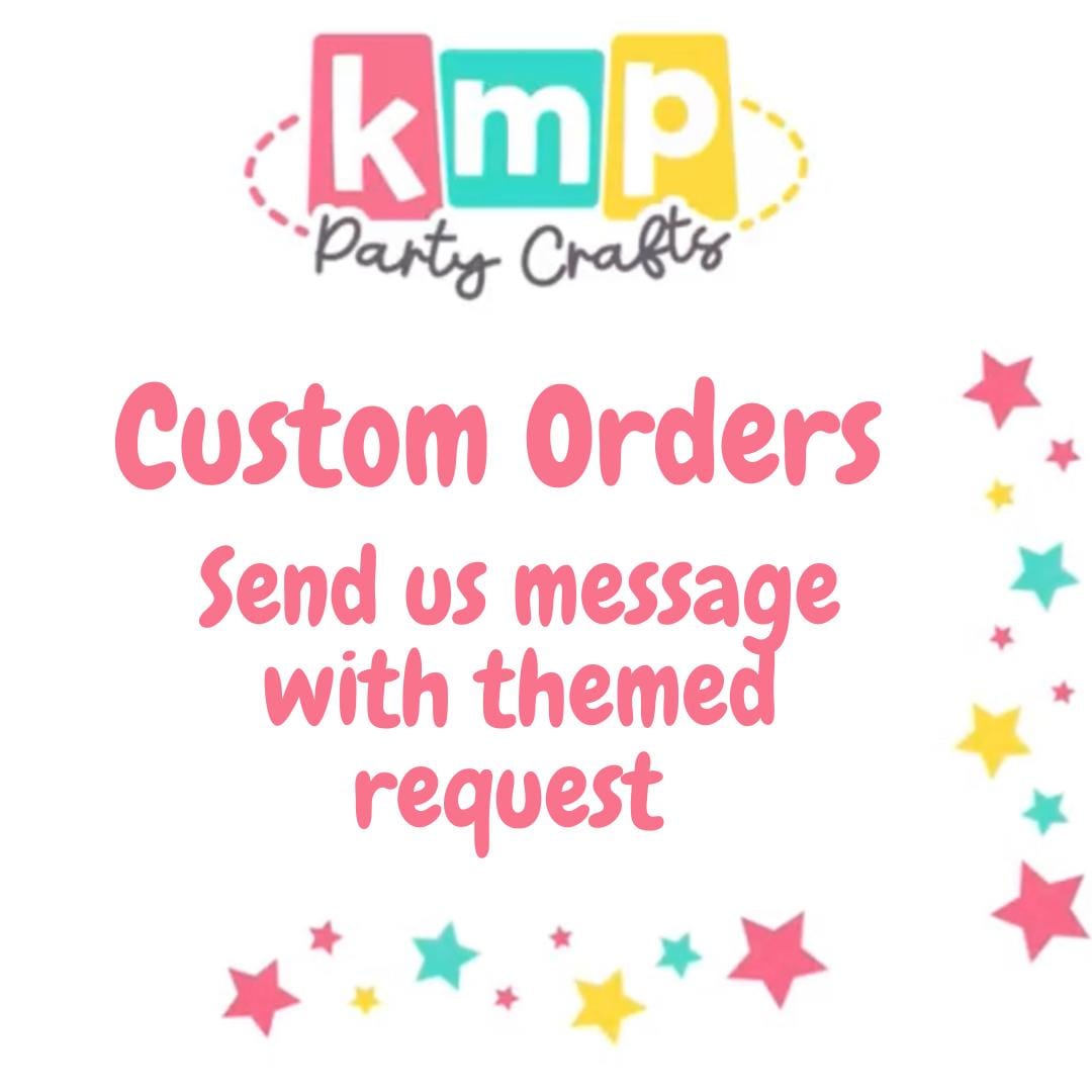 CUSTOM THEMED ORDER- Send Us a Message - Etsy