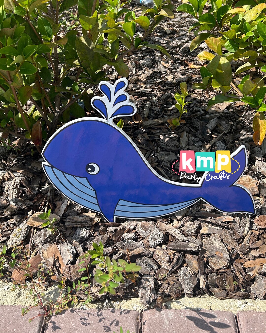 Blue Whale Ocean Sea Character Prop Kids Party Decoration Ideas Cutouts ...