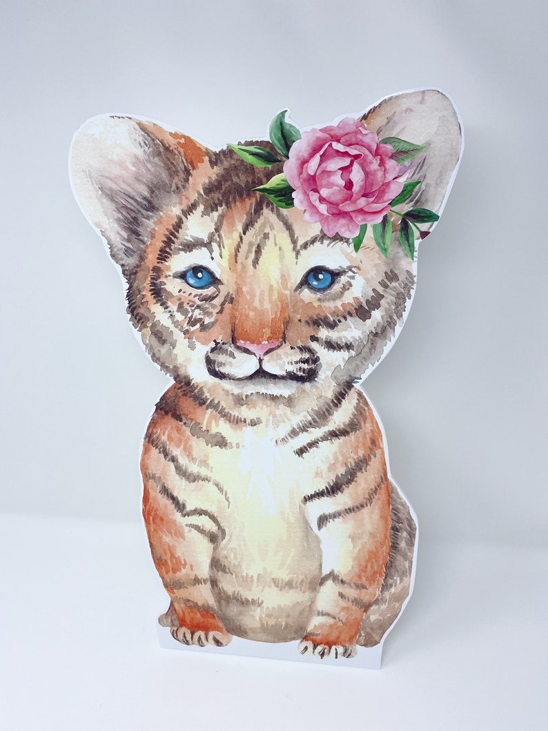 Cute Safari Animals Standee Props Party Decorations - Etsy