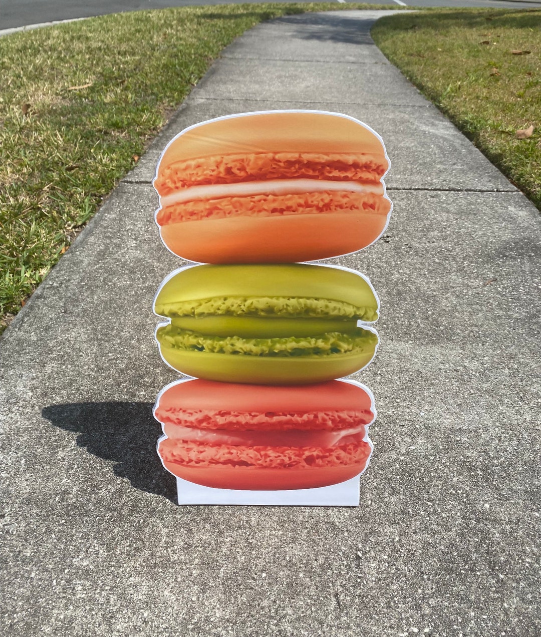 Macaroons Character Prop Kids Birthday Party Decoration Ideas Cutouts ...