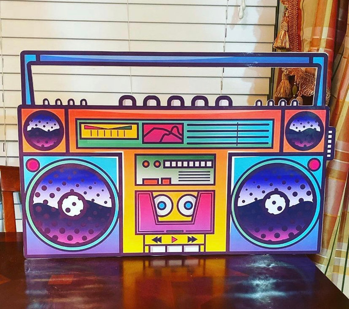 90s Boom Box Party Decorations, 90s Centerpiece, 90s Party, 90s Baby ...