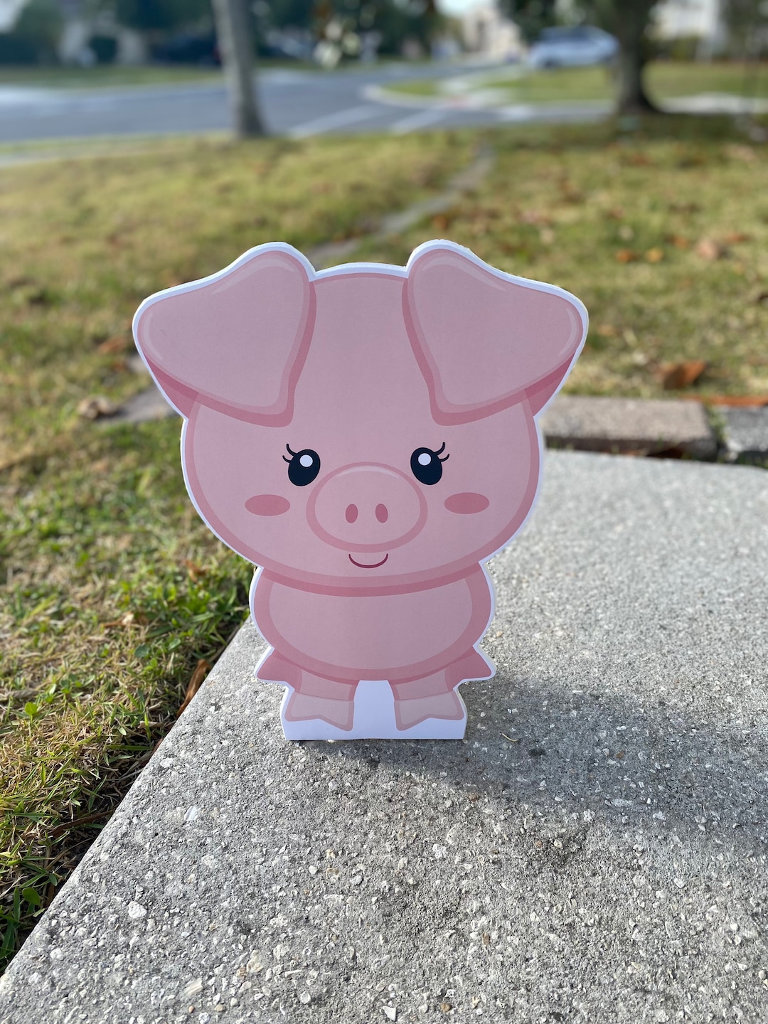 Pig Farm Character Prop Kids Birthday Party Decoration Ideas Cutouts - Etsy