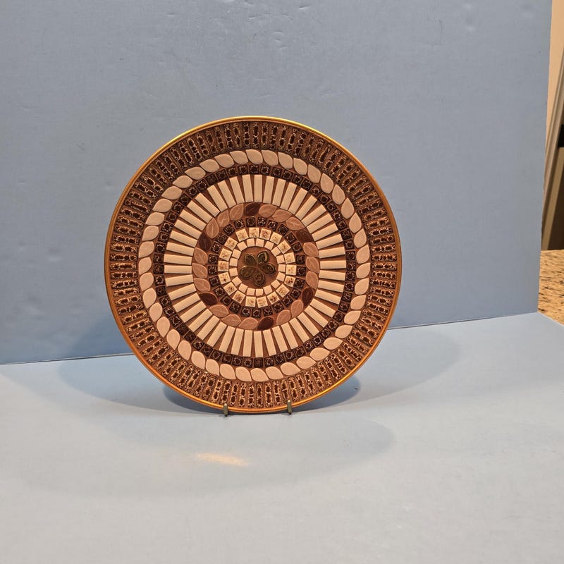 Copper Mosaic Plate - Etsy