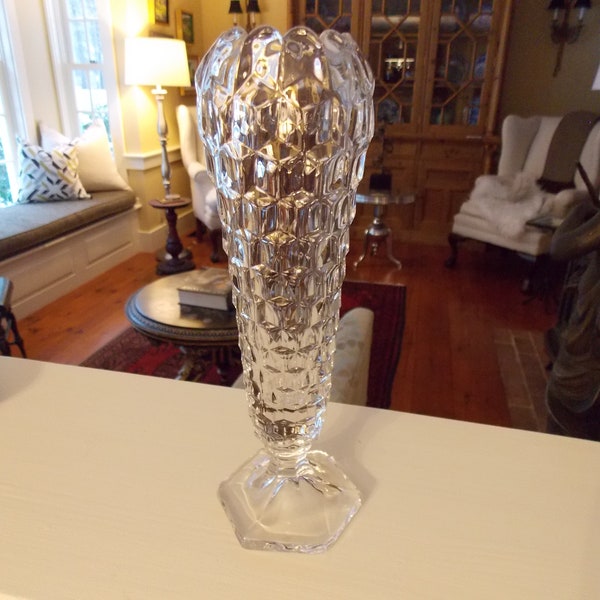 Vintage Fostoria Vase - Etsy