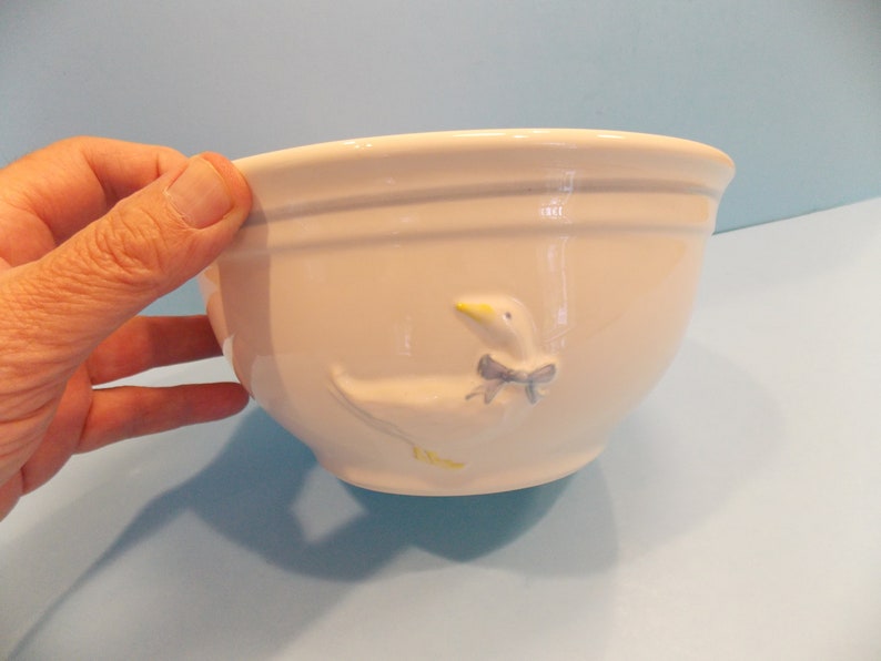 Vintage Mccoy Goose Geese Pottery Mixing Bowl - Etsy