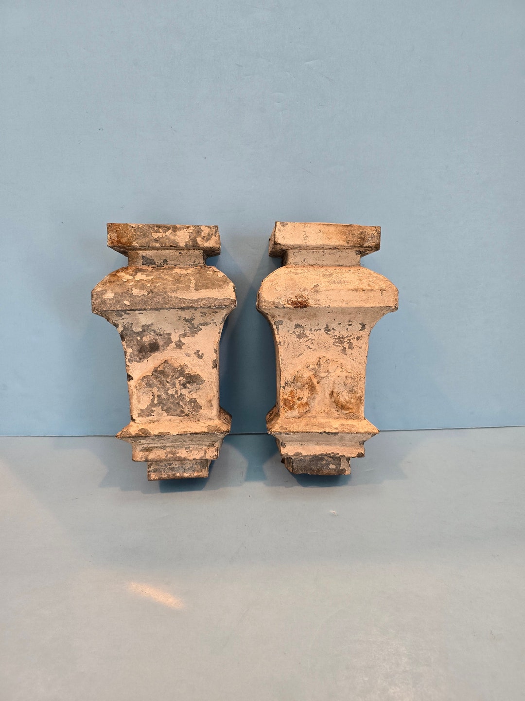 Antique Architectural Salvage Pair of Gutter Downspouts - Etsy