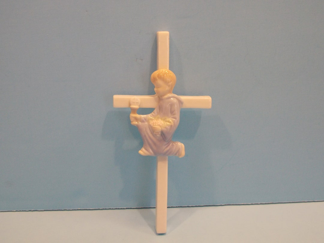 Vintage Valence Roman Porcelain Cross - Etsy