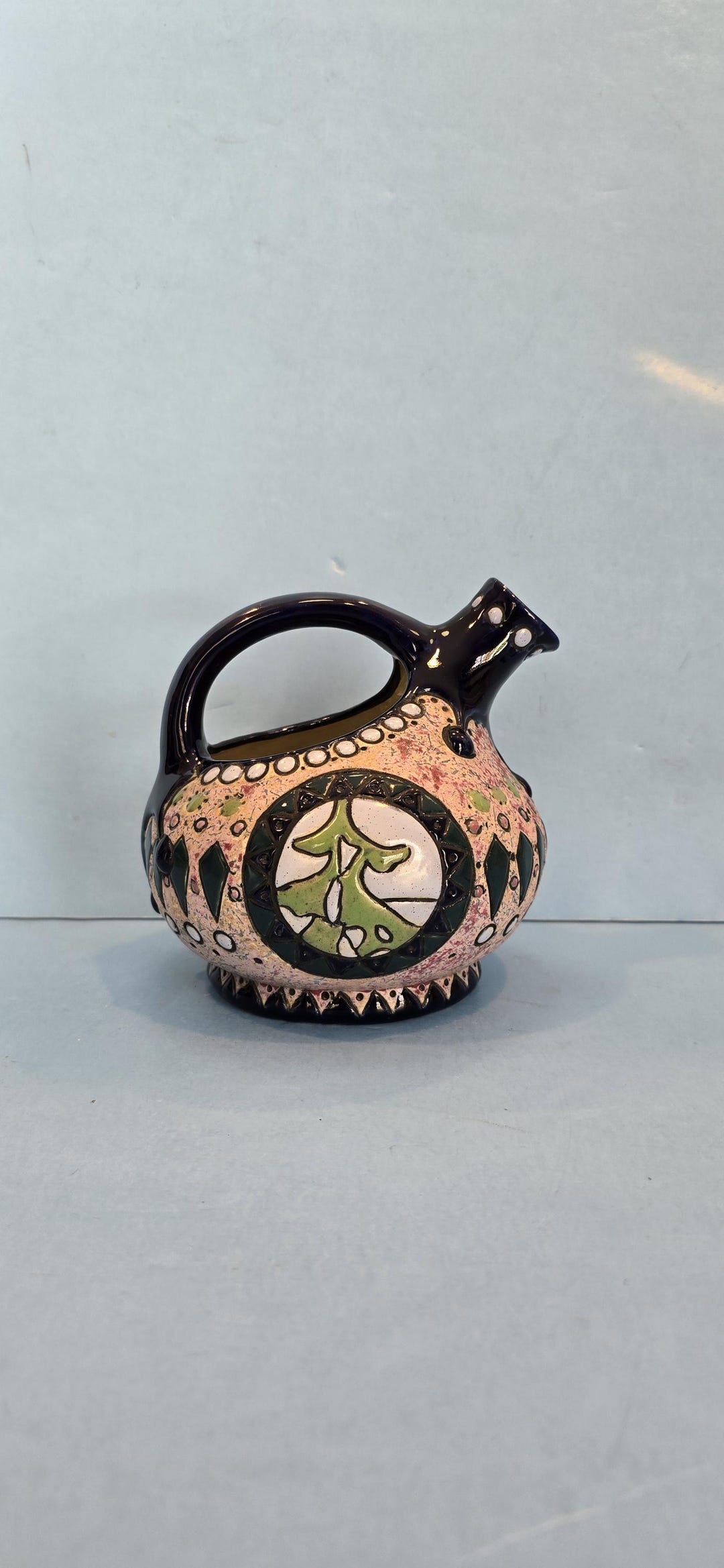 Czechoslovakia Amphora Pitcher Arts and Crafts Period - Etsy
