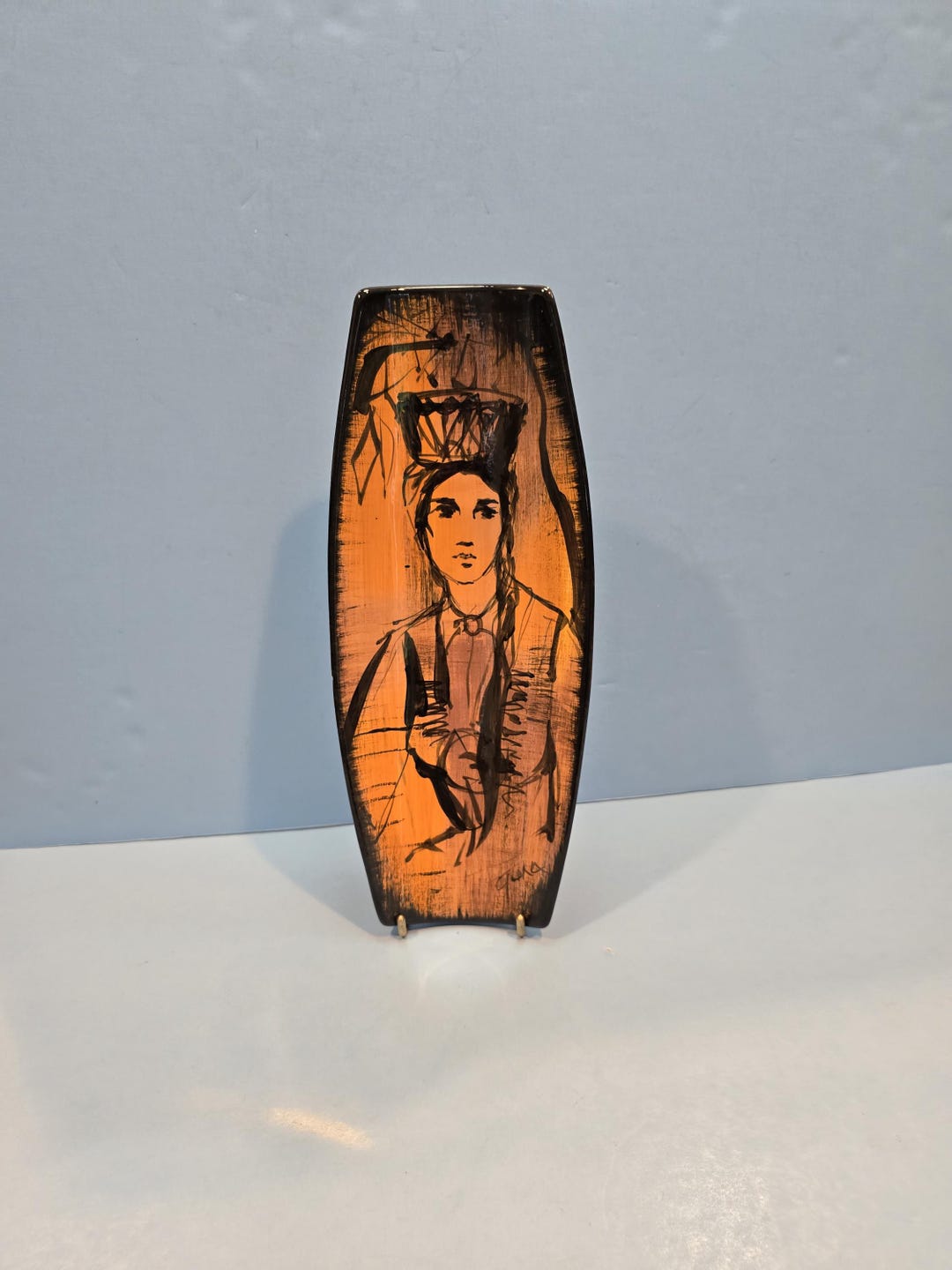 Vintage Guna Naruns Latvian Elongated Footed Platter Dress Crown - Etsy