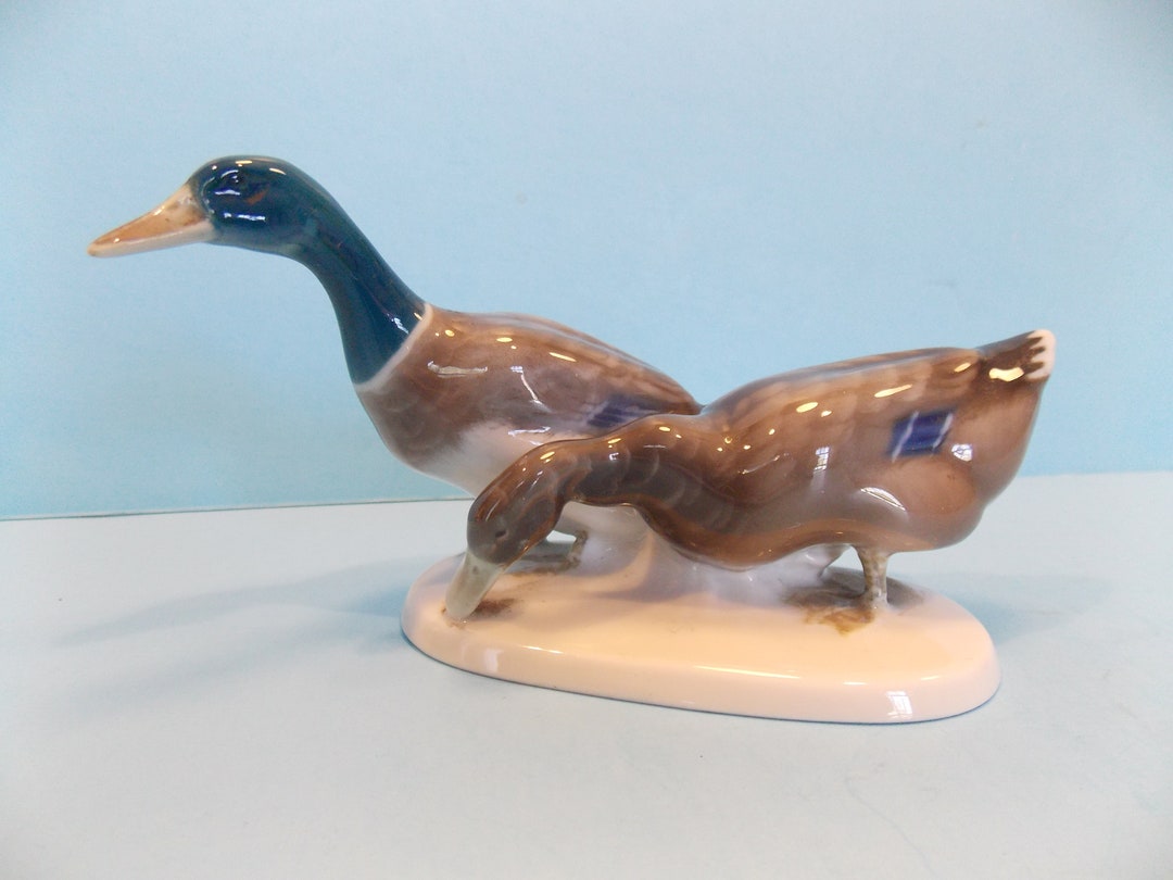 Vintage Rosenthal Goose Geese Figurine - Etsy
