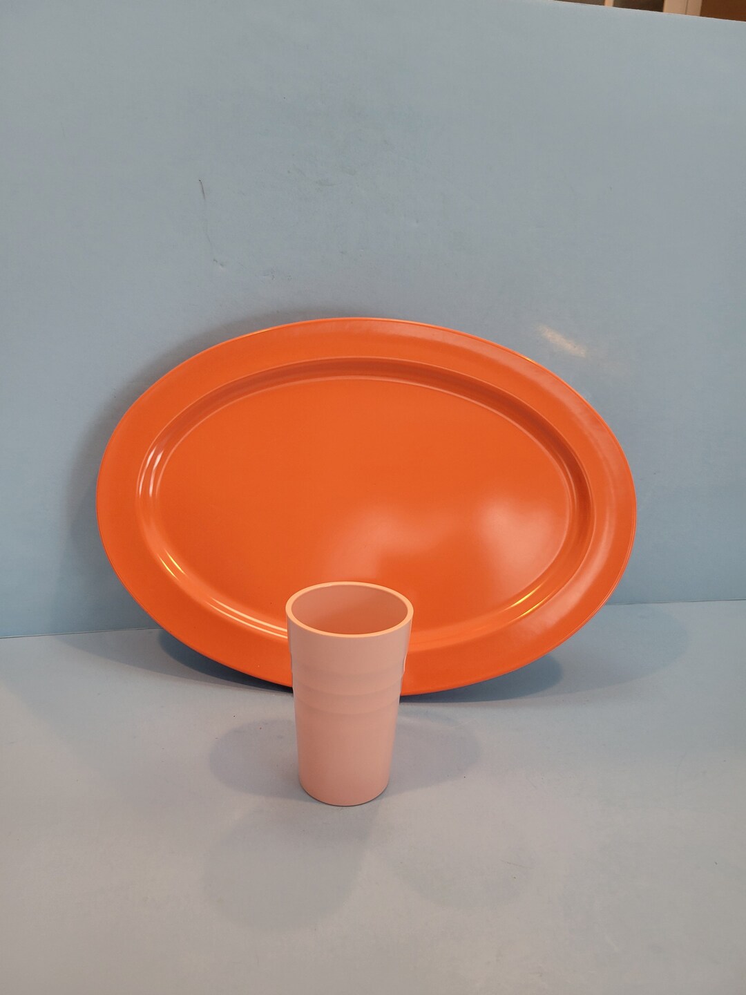 Vintage Melamine Mallo Ware Platter With Bonus Tumbler - Etsy