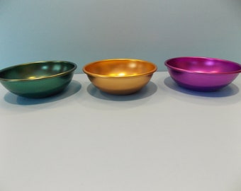 Retro Aluminum Bowls | Etsy