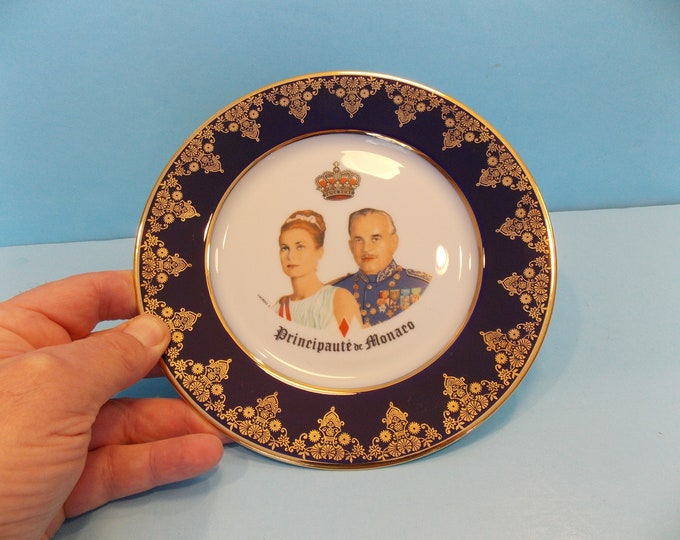 Vintage Limoges Principaute De Monaco Souvenir Plate - Etsy