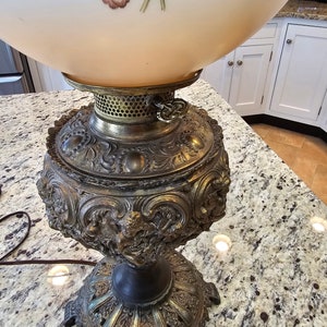 Antique Banquet Lamp Parlor Lamp - Etsy