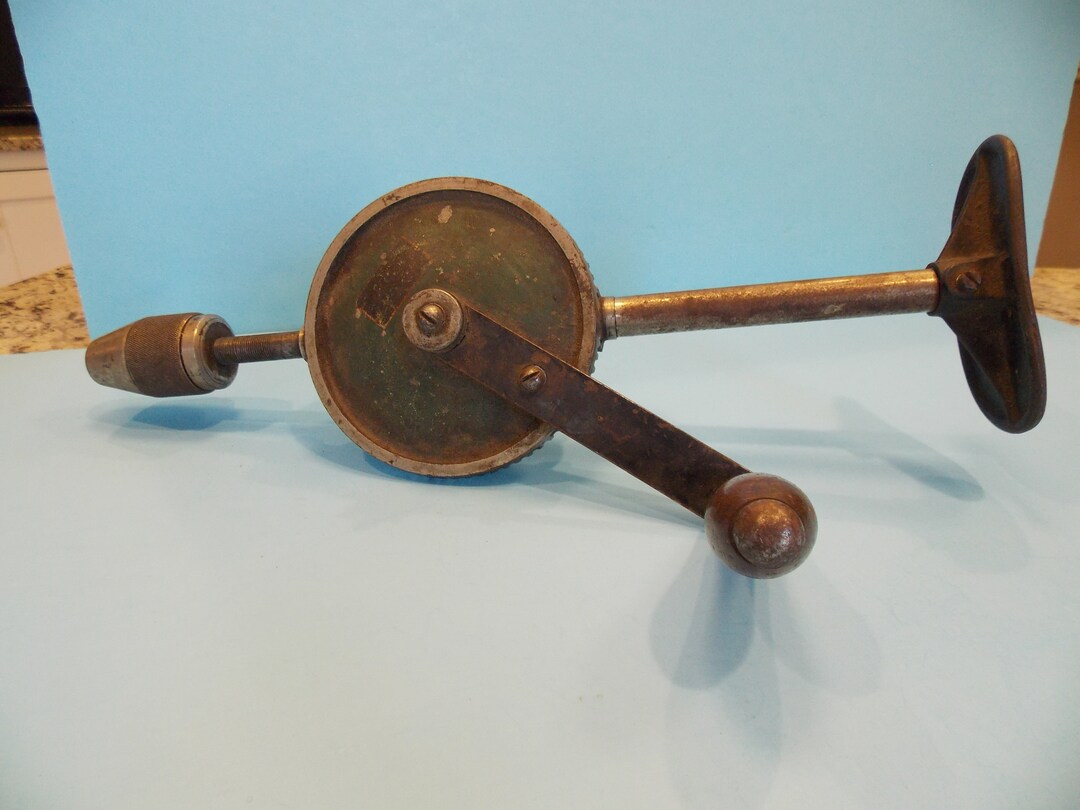 Vintage Hand Drill With Shoulder Brace and Level Germany - Etsy