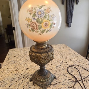Antique Banquet Lamp Parlor Lamp - Etsy