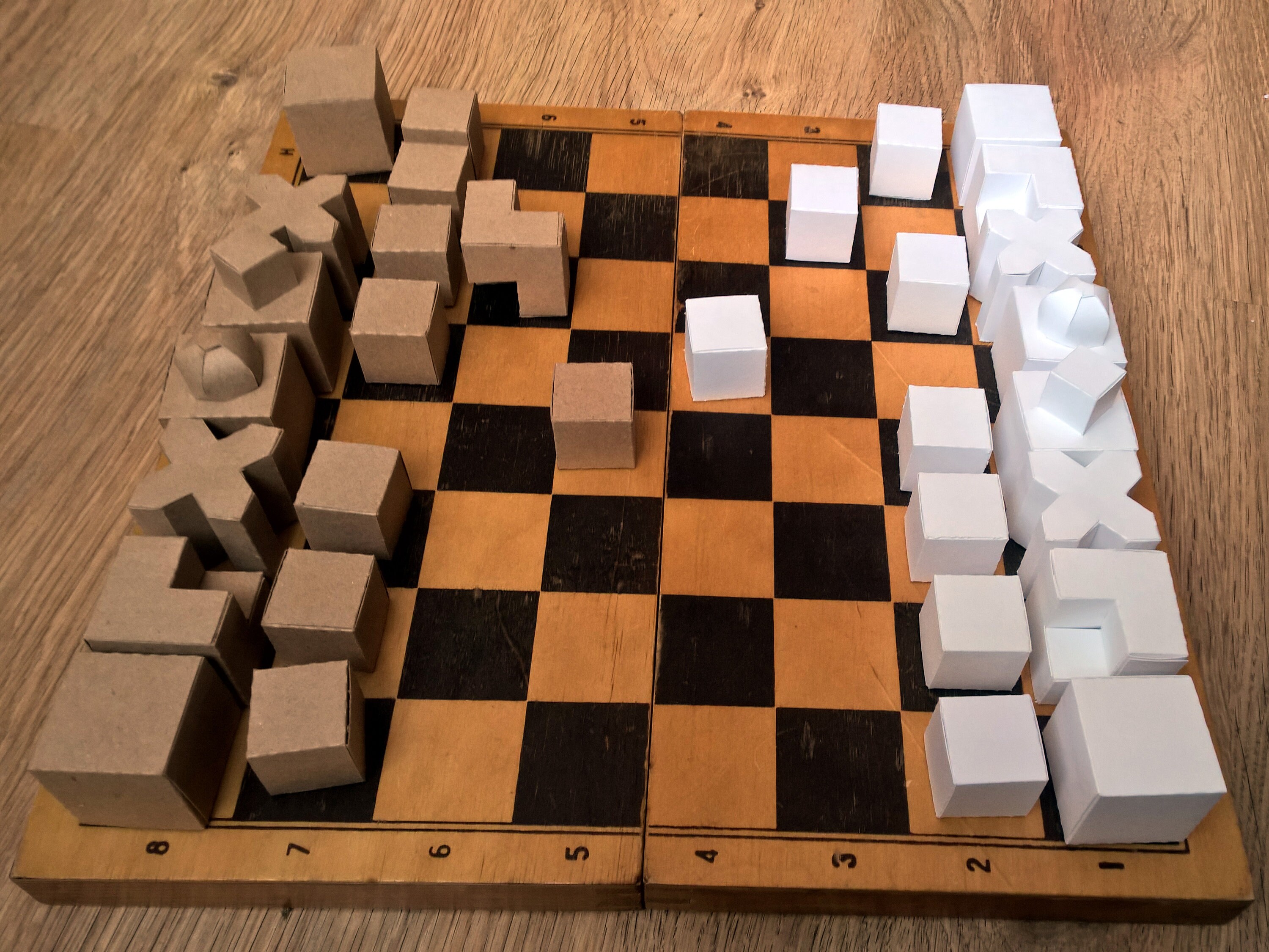 Josef Hartwig Bauhaus Chess Set Papercraft DIY Templates | Etsy Australia Josef Hartwig Bauhaus Chess Set Papercraft DIY Templates | Etsy Australia