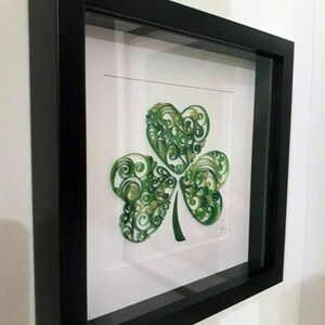 Shamrock Paper Quilling Art | Etsy
