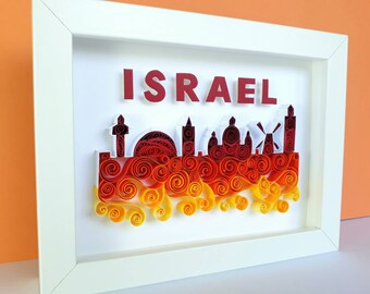 Israel Paper Art - Etsy